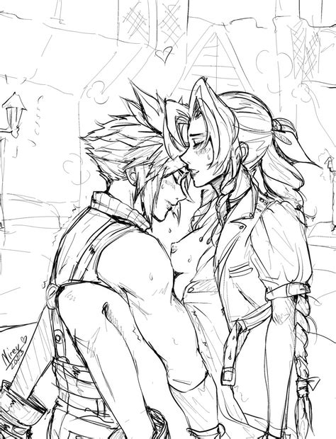 Rule 34 1boy 1girls 2023 Aerith Gainsborough Breasts Closed Eyes