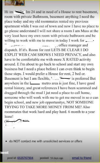 Need Room With Private Bathroom RIGHT NOW But Don T Try To Take Money From Me Doing Sex Shows