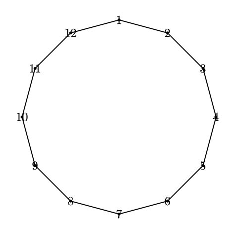 tikz numbering vertices of regular a sided polygon tex latex stack