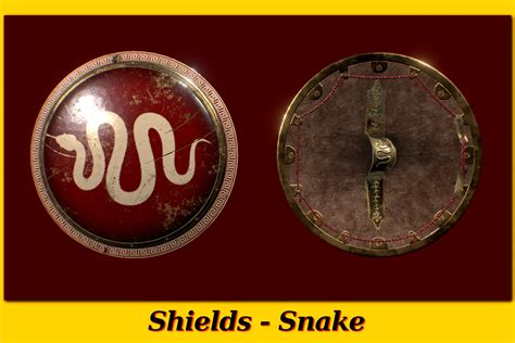 Shields Mythology Snake 3d Model Shields Mythology Snake 3d Model
