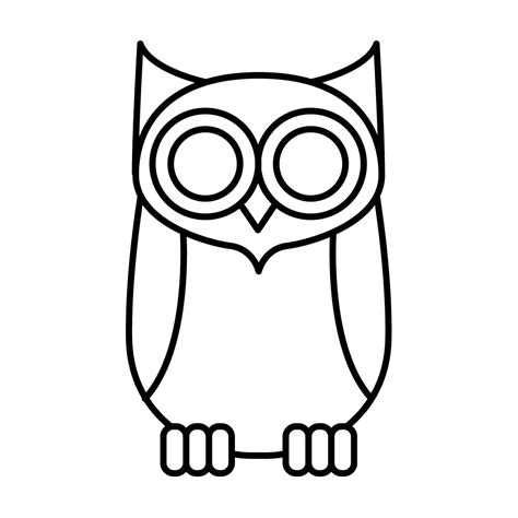 Dibujo De Buho Para Colorear E Imprimir Dibujos Y Colores