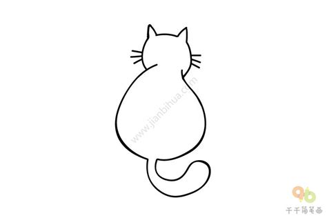 猫咪趴着背影简笔画 趴着的小猫咪简笔画 趴着的猫咪简笔画卡通 大山谷图库