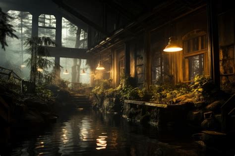 Premium Ai Image Traditional Russian Banya Sauna Experience Generative Ai