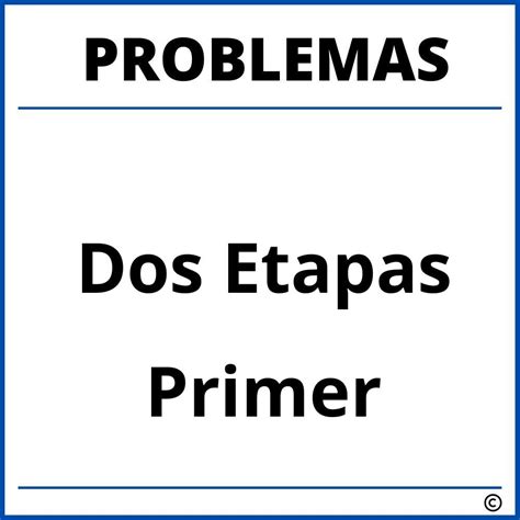 Problemas De Dos Etapas Para Segundo Grado De Primaria Pdf