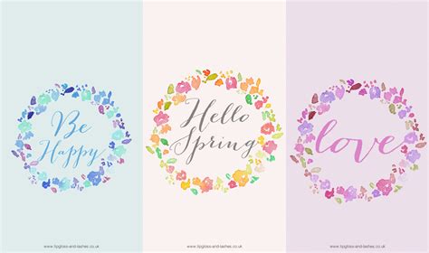 Cute Hello Spring Wallpapers Wallpaper Cave