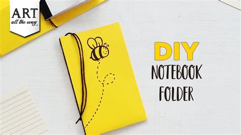 Diy Notebook Folder Notebook Covers Notebook Organizer Youtube