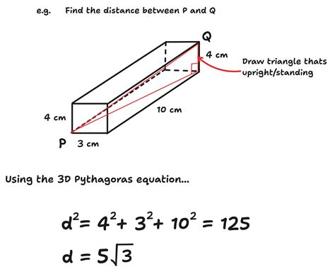 Problem Solving Applying Trigonometry And Pythagoras To 3d Shapes Maths Aqa Gcse Revision Notes