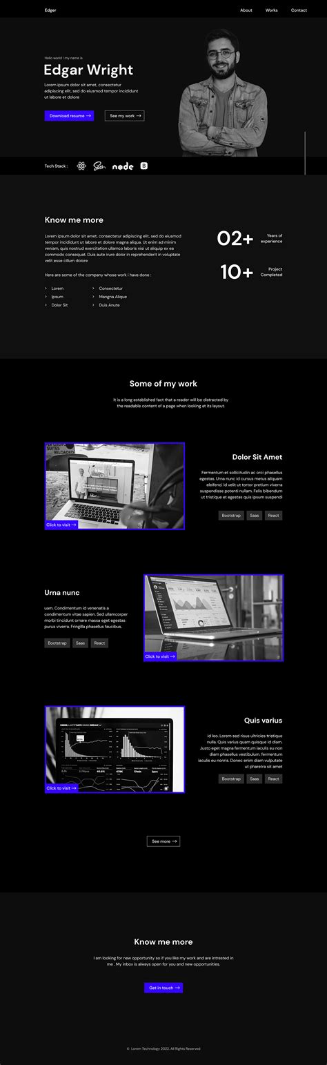 Frontend Developer Website Ui On Behance