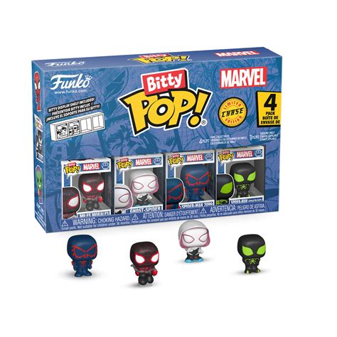Bitty Pop Spider Man 4 Pack Series 2 Funko