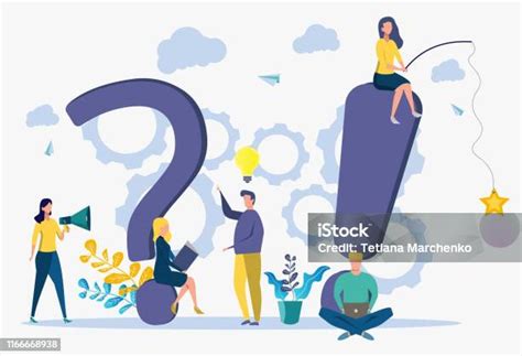 다채로운 질문과 대답 벡터 일러스트 자주 묻는 사람들의 개념 일러스트 비유 기포에 대한 스톡 벡터 아트 및 기타 이미지 기포 만화 물음표 Istock