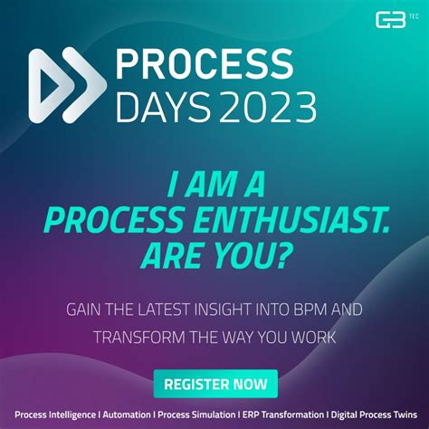 Calling All Process Enthusiasts Join Us For 𝗣𝗿𝗼𝗰𝗲𝘀𝘀 𝗗𝗮𝘆𝘀 𝟮𝟬𝟮𝟯 And Explore The Future Of Bpm