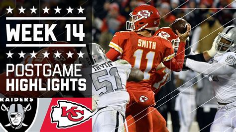 Raiders Vs Chiefs Nfl Week 14 Game Highlights Youtube