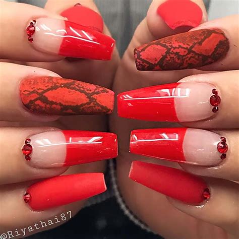 41 Pretty Ways To Wear Red Nails Page 3 Of 4 Stayglam