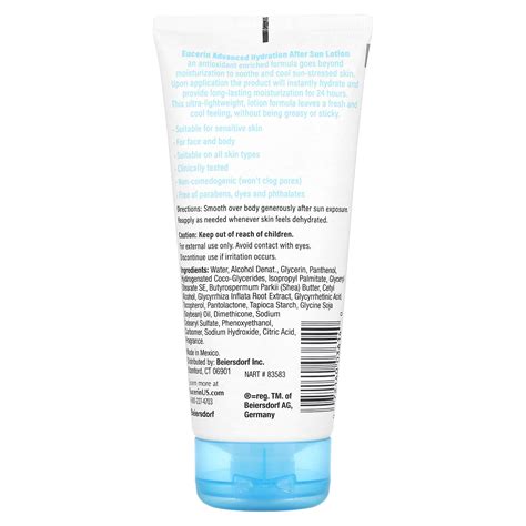 Eucerin Advanced Hydration After Sun Lotion 68 Fl Oz 200 Ml