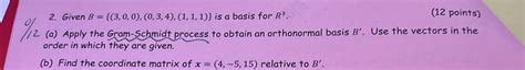 Solved Only Part B The Answer To Part A