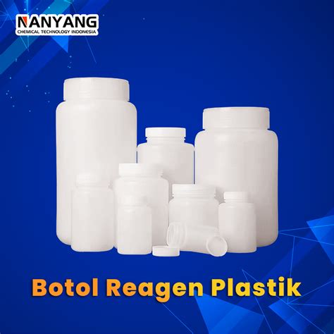 Jual Botol Reagen Plastik Putih Dengan Skala White Plastic Reagent