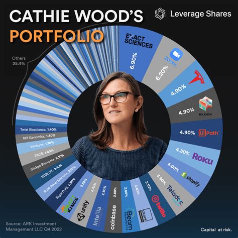 Oc Cathie Woods Ark Invest Portfolio Breakdown Rdataisbeautiful