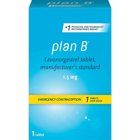 Plan B® Emergency Contraceptive Pill 15 Mg Levonorgestrel Trusted