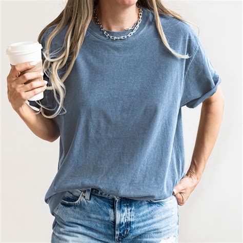 Slub Cotton T Shirts For Women Etsy