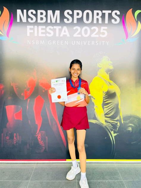 Nsbmsportfiesta2025 Netballchampions Goldmedalist Rubyherose Sandumini Avishka