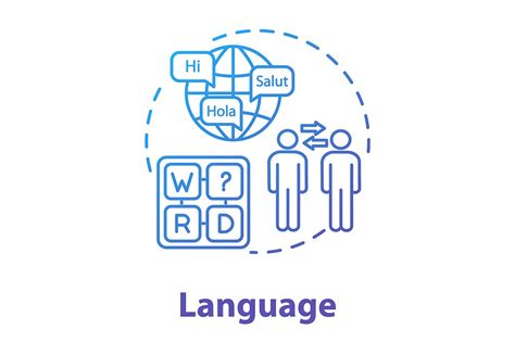Language Concept Icon Outline Icons ~ Creative Market