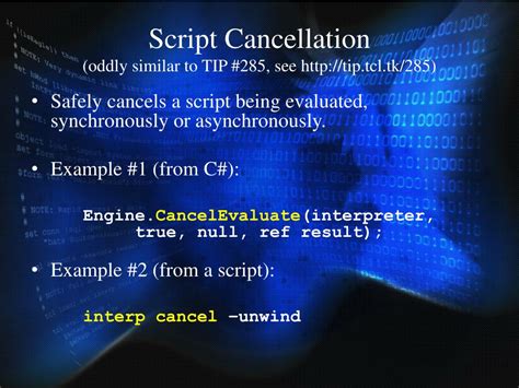 Ppt Eagle Tcl Implementation In C Powerpoint Presentation Free Download Id