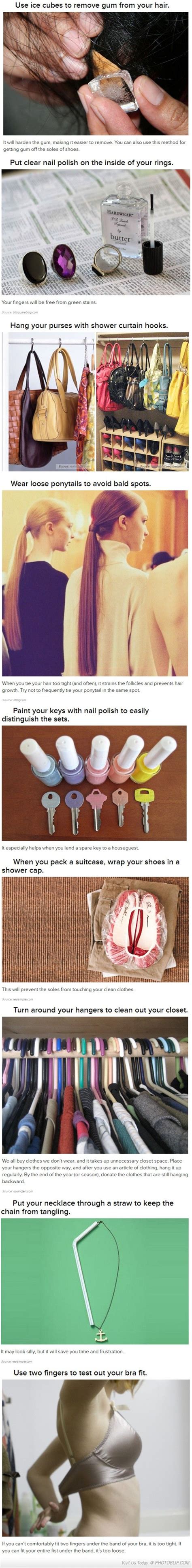 Life Hacks Every Girl Should Know About Useful Life Hacks Diy Life