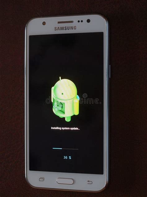 Android Installing System Update Editorial Photo Image Of Samsung
