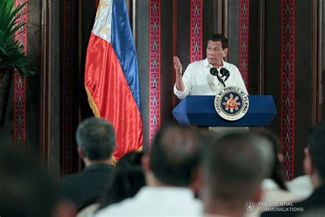 President Rodrigo Roa Duterte Delivers His Speech Following The Oath