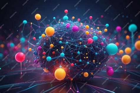 Premium Photo Abstract Neural Network 3d Illustration Big Data