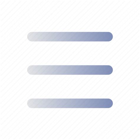 Hamburger Menu Three Lines More Options Navigation Button Icon Download On Iconfinder