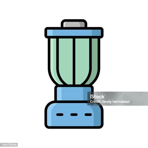 Kitchen Blender Icon Vector Design Template In White Background向量圖形及更多