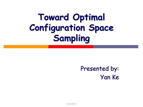 Ppt Toward Optimal Configuration Space Sampling Powerpoint