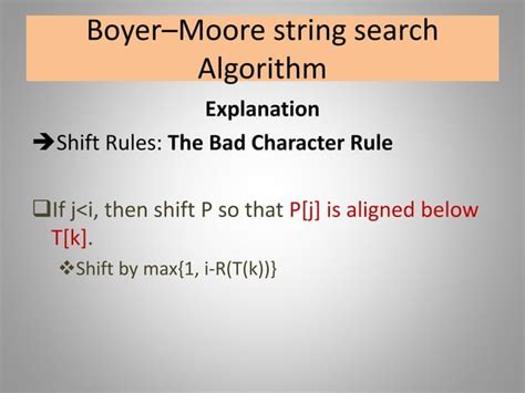 String Matching Algorithms Pattern Matching Pptx Programming