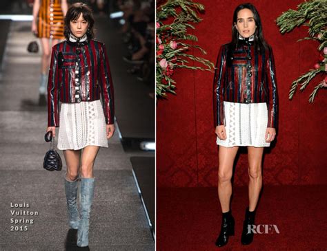 Jennifer Connelly In Louis Vuitton 20th Annual Artwalk Ny Red