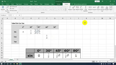 Cara Membuat Rumus Sin Cos Di Excel Hongkoong
