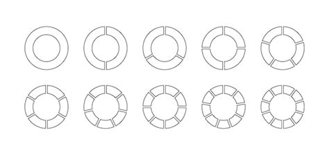 Premium Vector Outline Circle Section Template Circular Structure