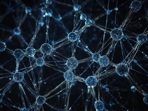 glowing network of interconnected nodes representing artificial