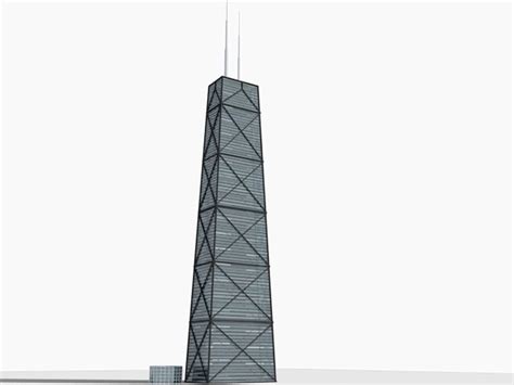 3d John Hancock Center Model