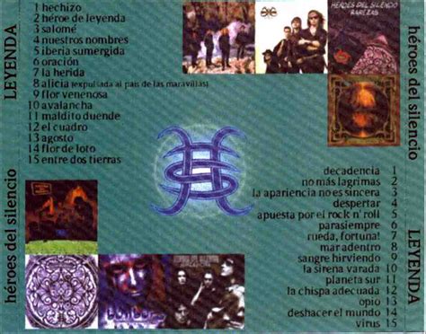 Tierras Del Silencio Portadas De Discos Piratas De Héroes Del Silencio