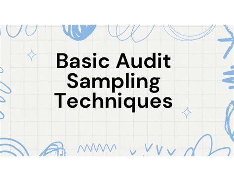 Psa 530 Basic Audit Sampling Techniques Chapter 15 Notes Studocu