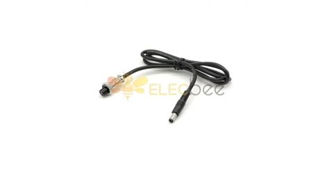 Gx12 Aviation Connector 2pin Straight Male To Dc Straight Female With