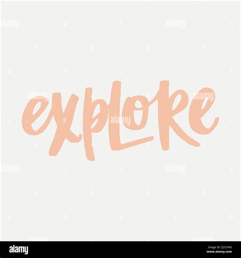 Explore Handwritten With A Paintbrush Word Modern Calligraphy