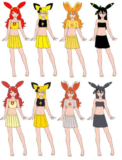 Pokemon Gijinka Adopts Free Closed By Teampokeball On Deviantart