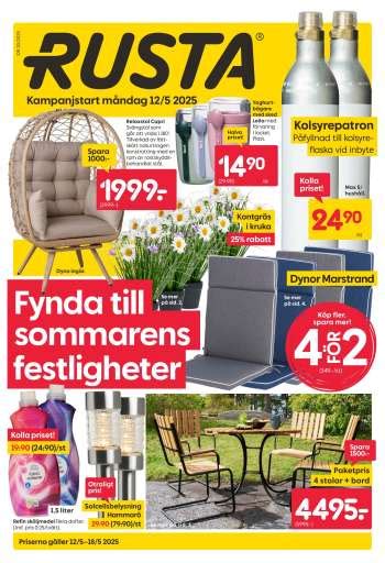 Rusta • Reklamblad • Butiker • Öppettider