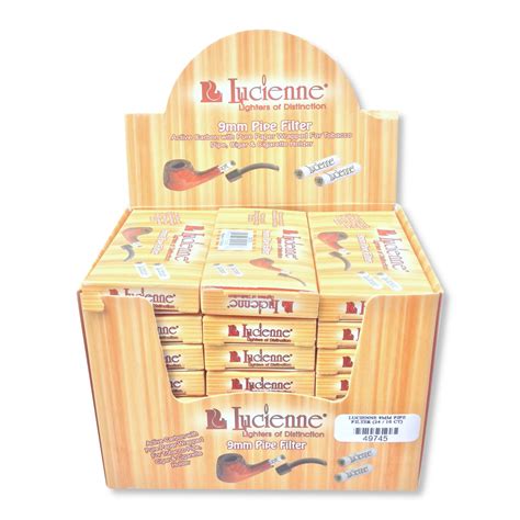 LUCIENNE 9MM PIPE FILTER 24 10 CT