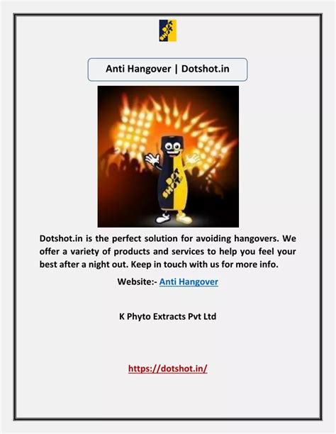 Ppt Anti Hangover Powerpoint Presentation Free Download