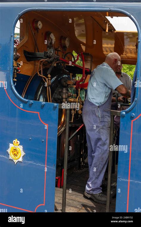 Cab Interior With Hunslet Austerity WD192 Waggoner Steam