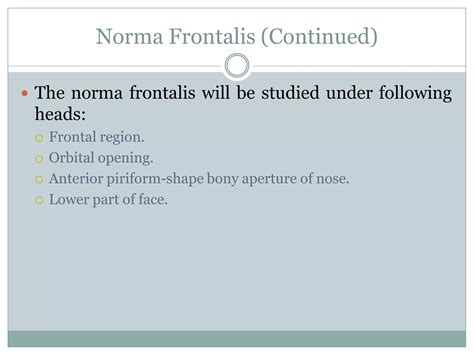 Anatomy Head And Neck Norma Frontalis Pdf