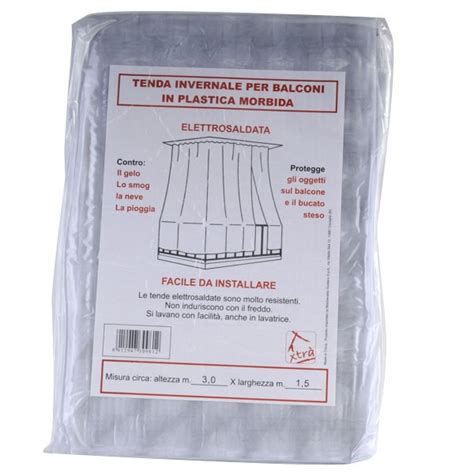 Tenda Balcone Pvc Bianca 300x200 Xtra Ferramenta Master